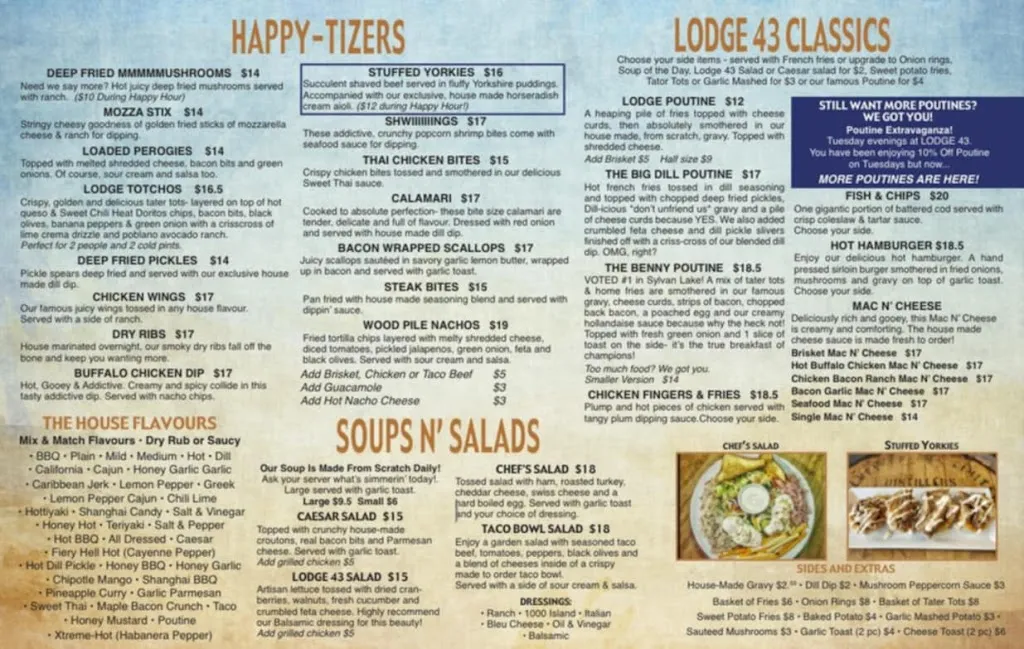 Lodge 43, Sylvan Lake | Menu, Photos, Avis & Réservation