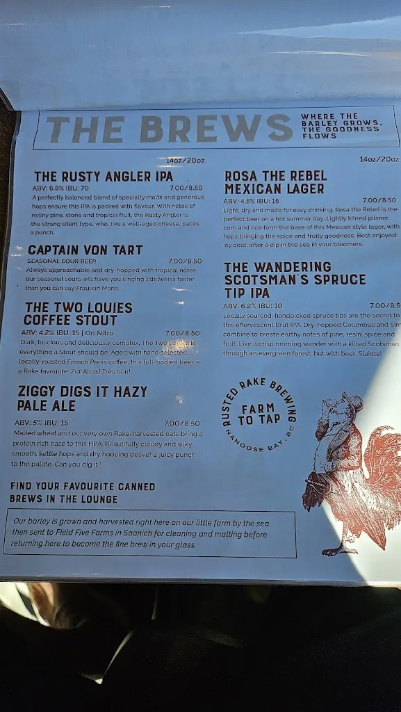 Rusted Rake Brewing, Fairwinds | Menu, Foto, Recensioni e Prenotazione