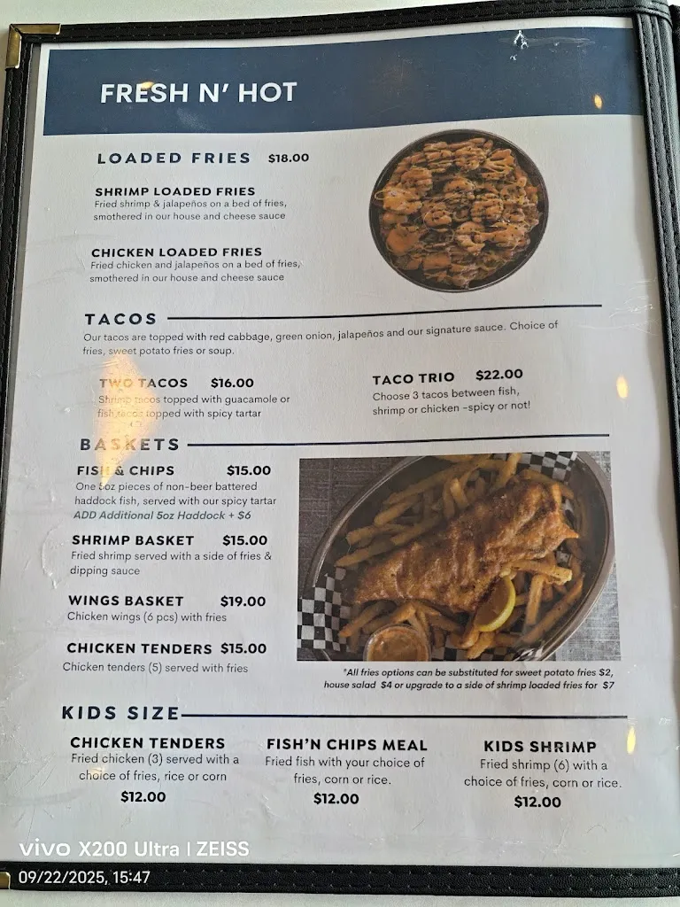 Sea Salt Seafood Cafe, Ajax | Speisekarte, Fotos, Bewertungen ...
