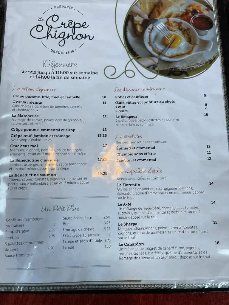 Le Crêpe Chignon, Bas-Saint-Laurent | Menu, Photos, Avis & Réservation