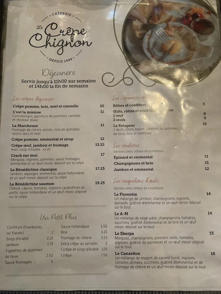 Le Crêpe Chignon, Bas-Saint-Laurent | Menu, Photos, Avis & Réservation