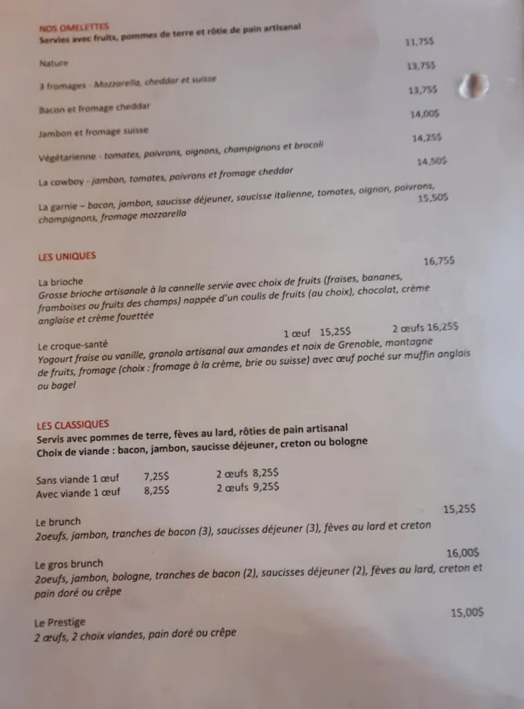 Restaurant Le Prestige, Louiseville | Menu, Photos, Avis & Réservation