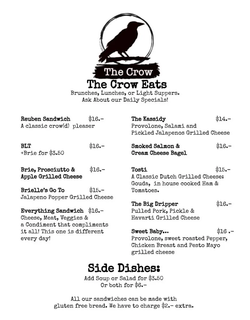 The Crow, Ponoka | Menu, Photos, Avis & Réservation