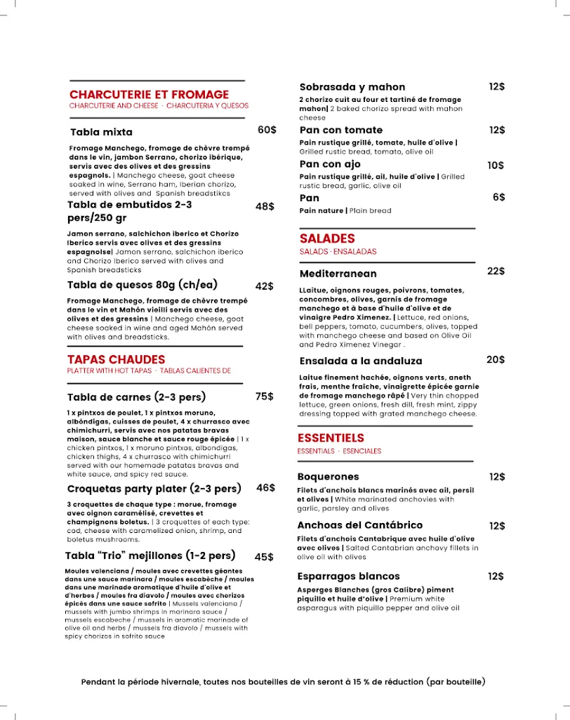 OLE Tapas, Sainte-Anne-de-Bellevue | Menu, Photos, Avis & Réservation