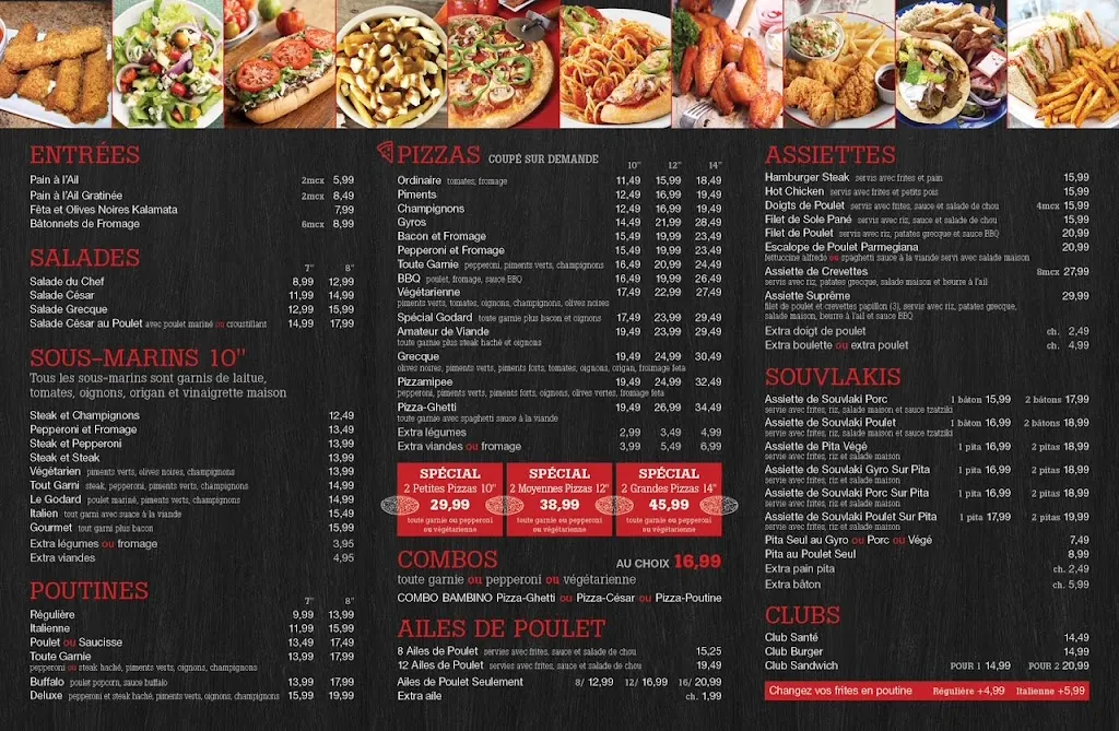 Restaurant comptoir godard, Sainte-Sophie | Menu, Foto, Recensioni e ...