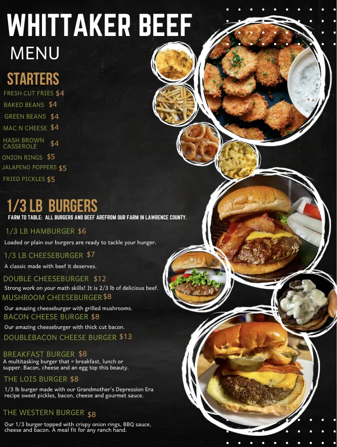 Whittaker Beef, Lawrenceville, IL | Menu, Photos, Reviews & Booking
