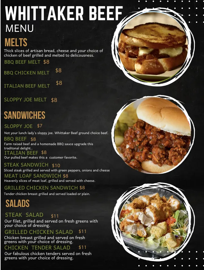 Whittaker Beef, Lawrenceville, IL | Menu, Photos, Reviews & Booking
