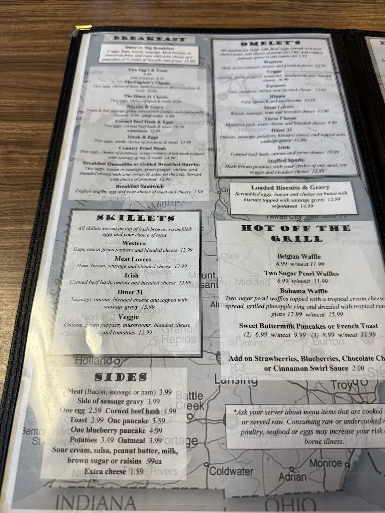 Diner 31, Manistee, MI | Menu, Photos, Avis & Réservation