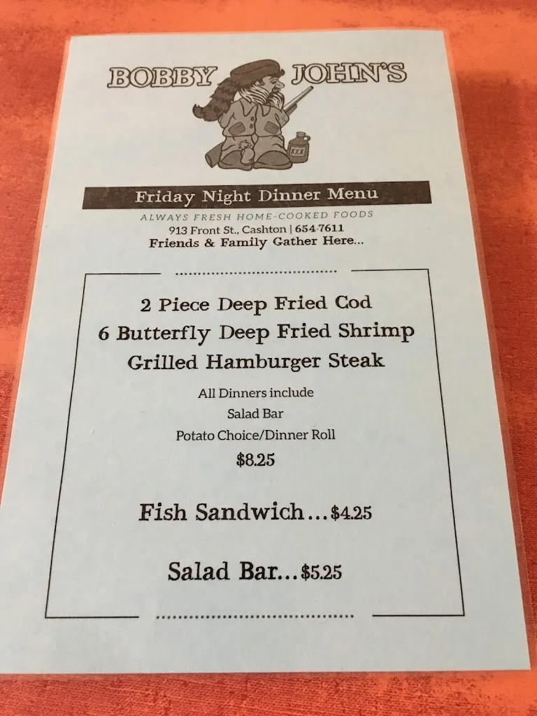 Bobby John's Bar & Grill, Cashton, WI | Speisekarte, Fotos, Bewertungen ...